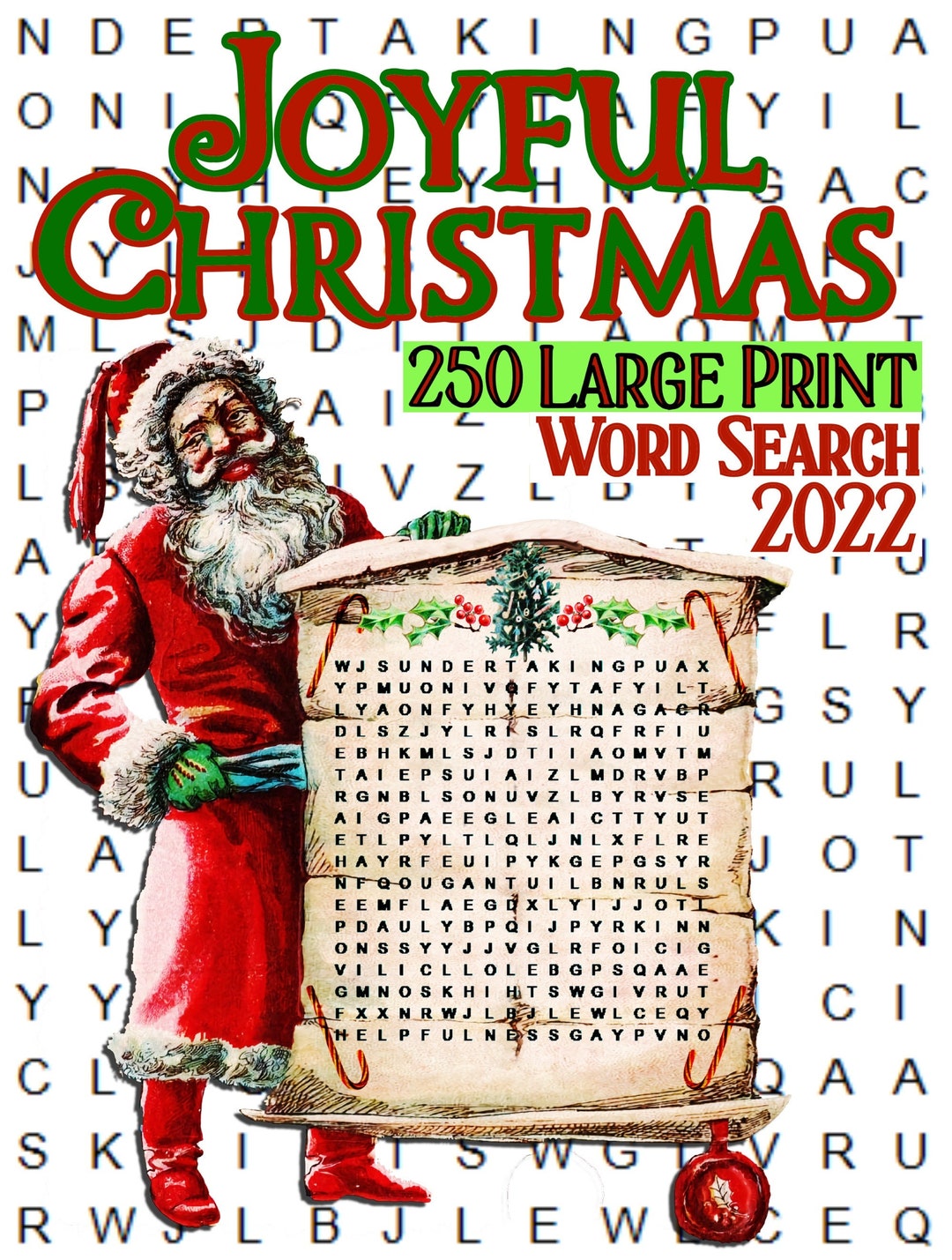 Joyful Christmas Word Search: 250 Fantastic Holiday Puzzles in a Large ...