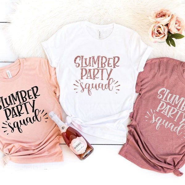 Slumber Party Squad Shirt - Etsy