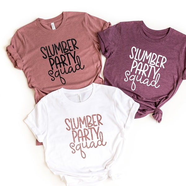 Slumber Party Squad Shirt - Etsy