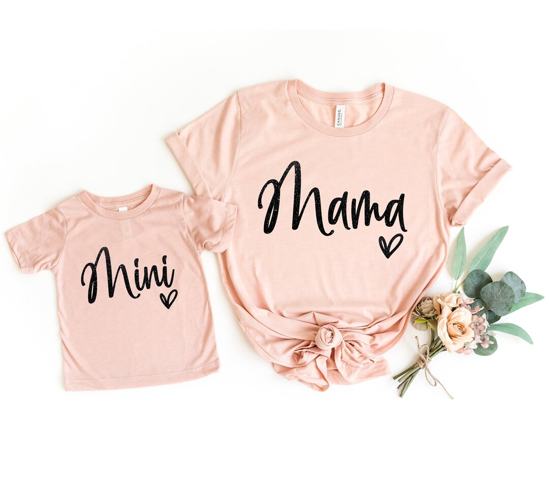 Mama Mini Matching Shirts, Mama Mini Shirt, Mama Shirt, Mini Onesie ...