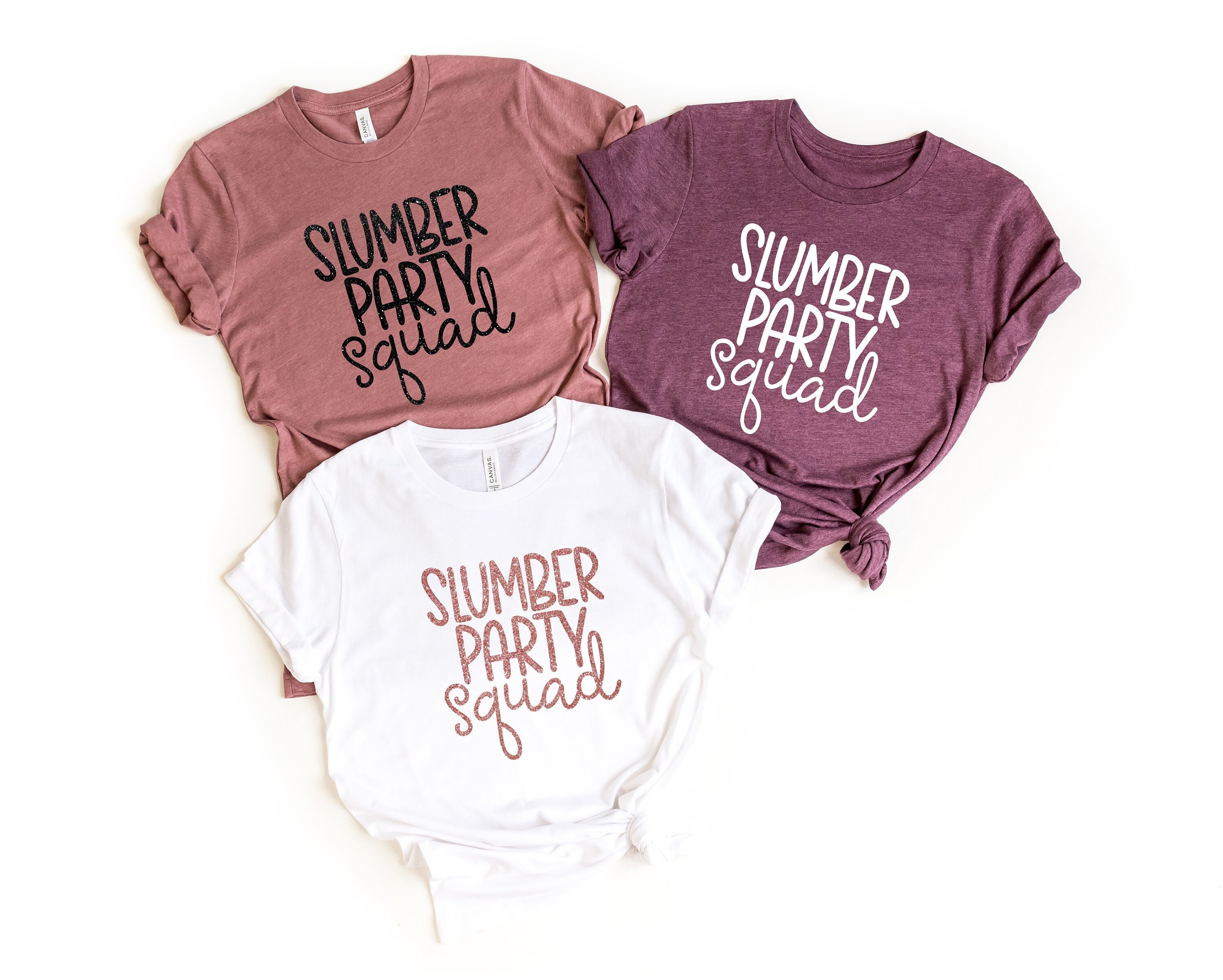 Slumber Party Squad Shirt Slumber Party Shirts Sleepover Etsy