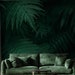 Nature Wallpaper | Dark Green, Fern Leaves, Forest | Botanical Print ...