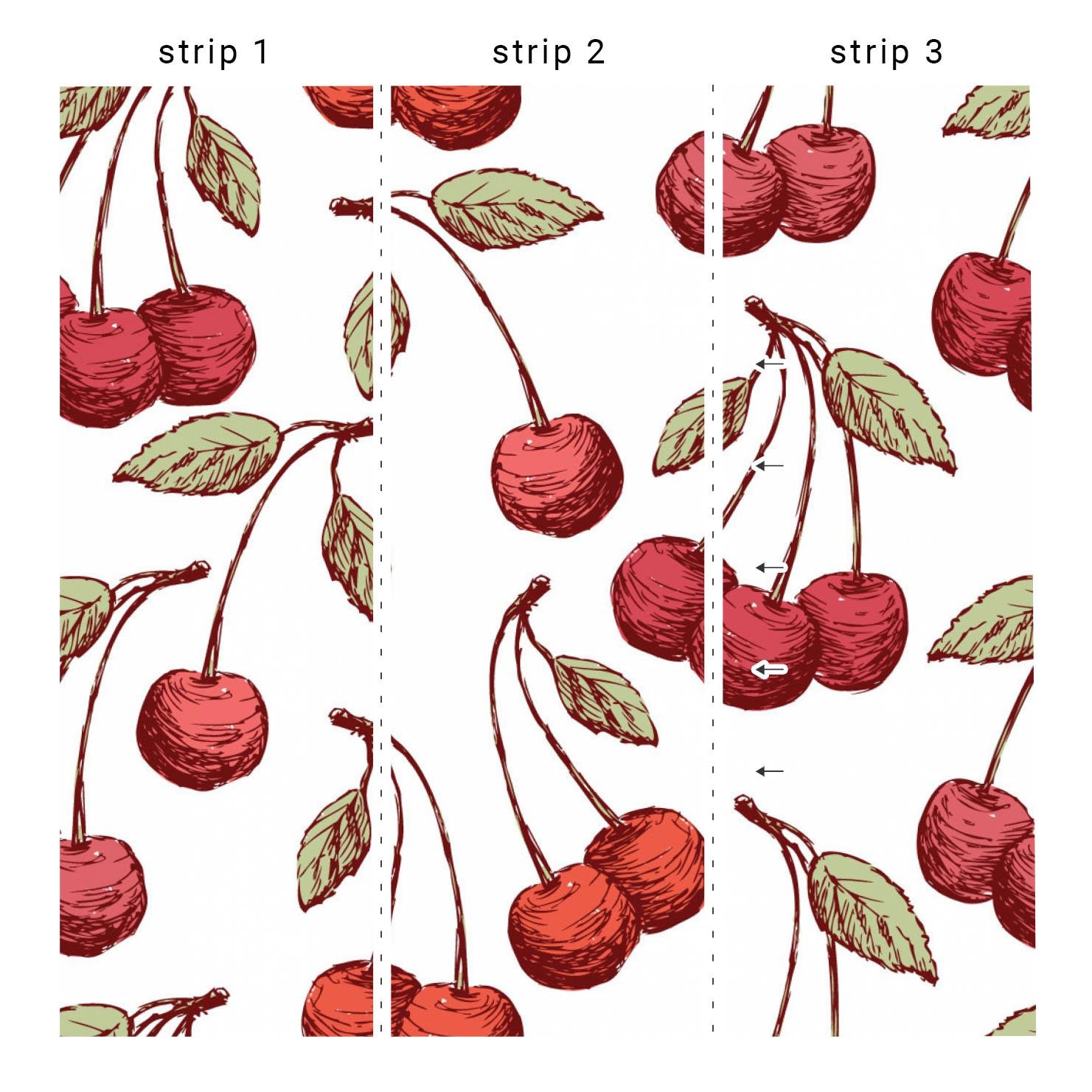 Nature Wallpaper Cherry Red Bright Kitchen Fruit Print - Etsy