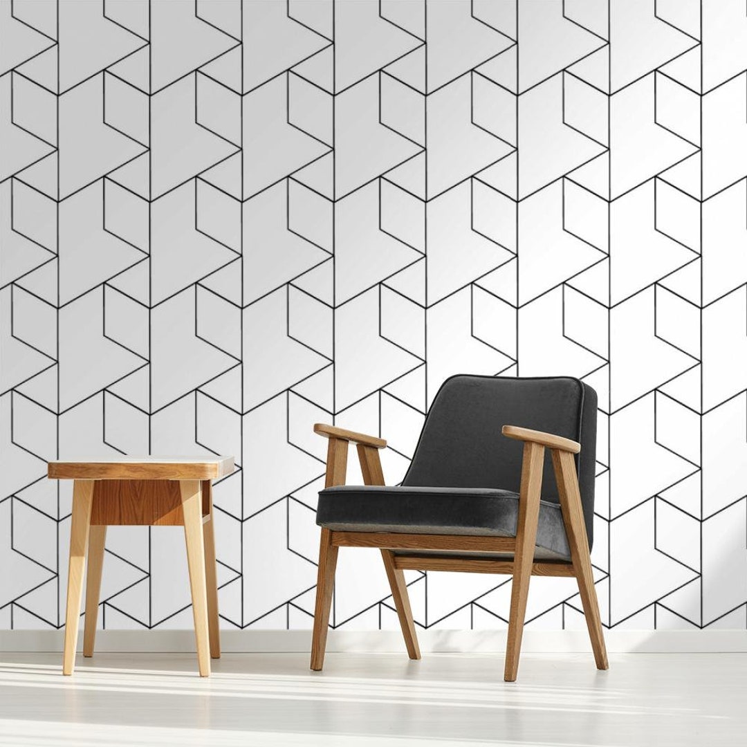 Three-dimensional Shapes Wallpaper #994 | Removable Wallpaper ...