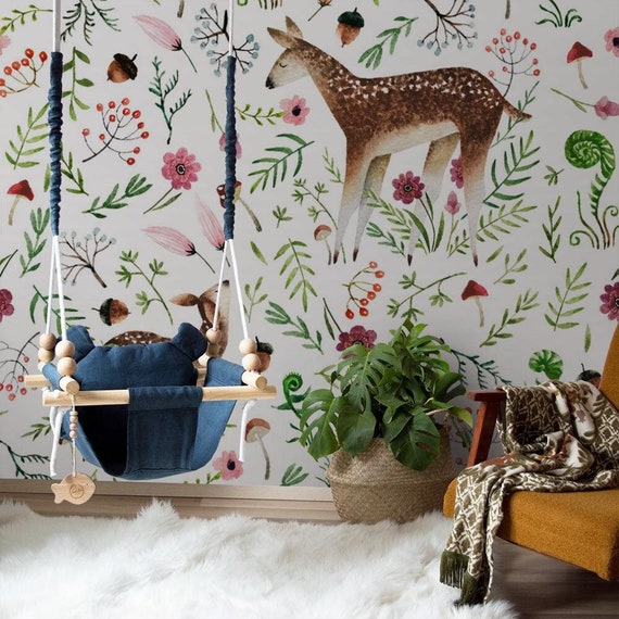 Deer Pattern Wallpaper