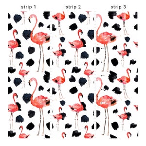 Animal Wallpaper | Flamingo, Pink, Dots, Geometric | Watercolor Print ...