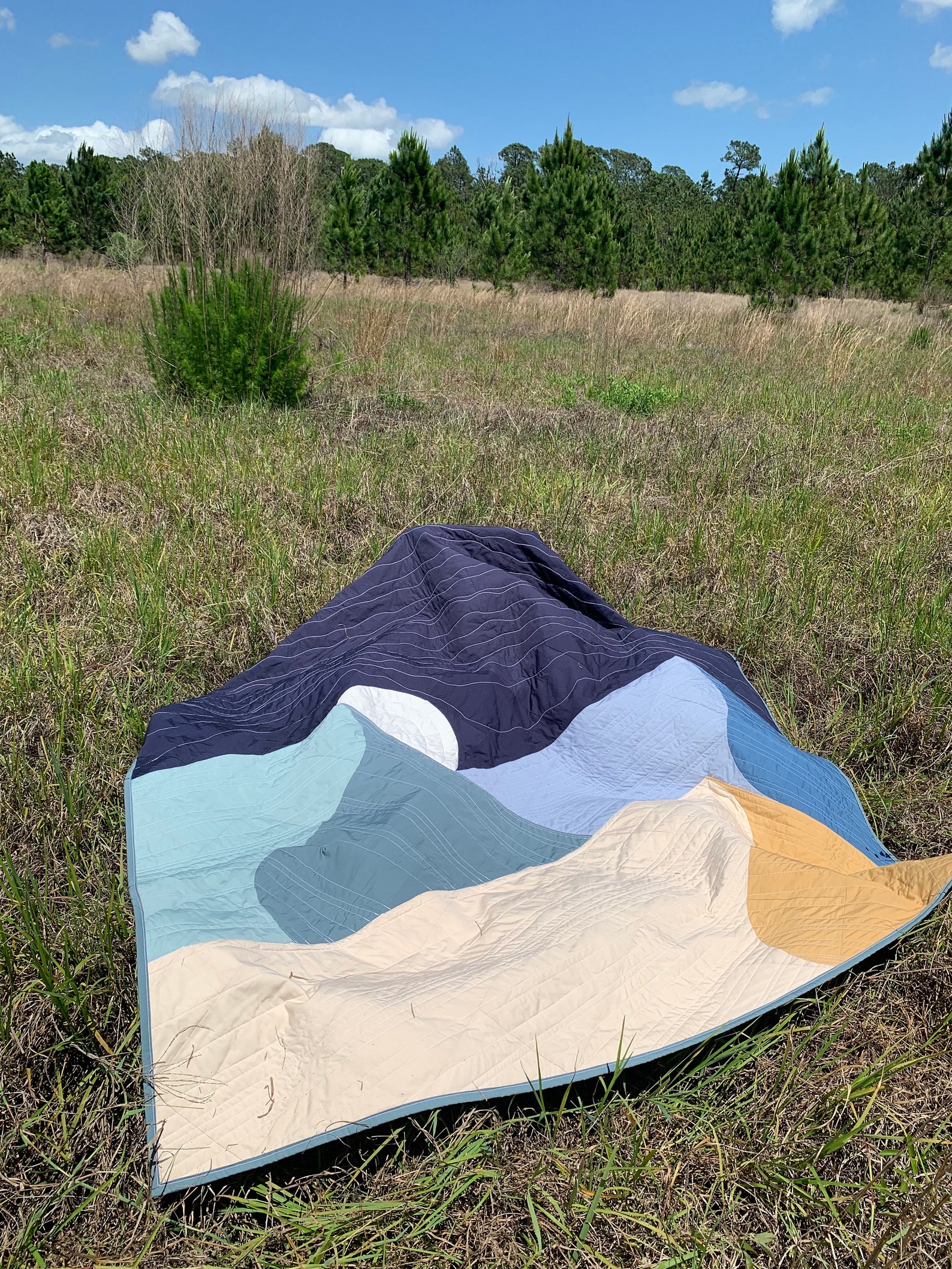 Dusk Desert Dunes Quilt - Etsy
