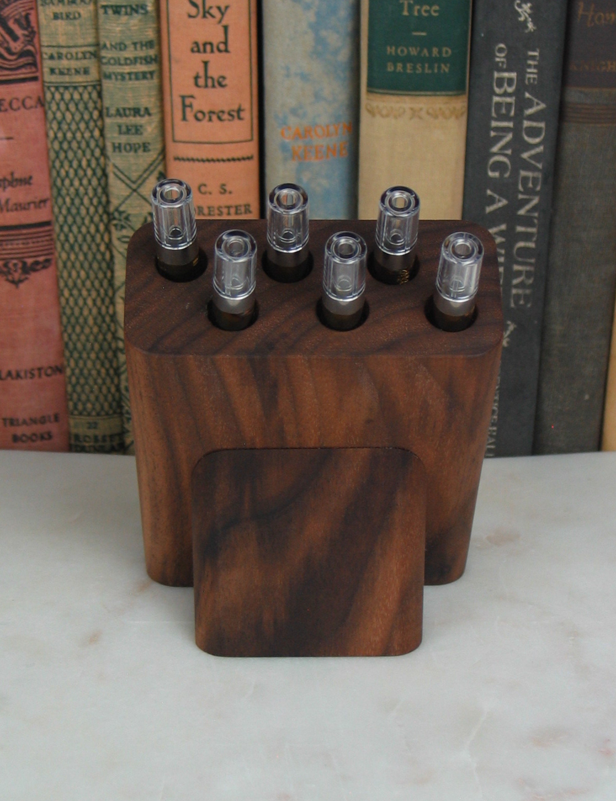 Knife Block Vape Stand Solid Walnut Wood Linseed Oil - Etsy
