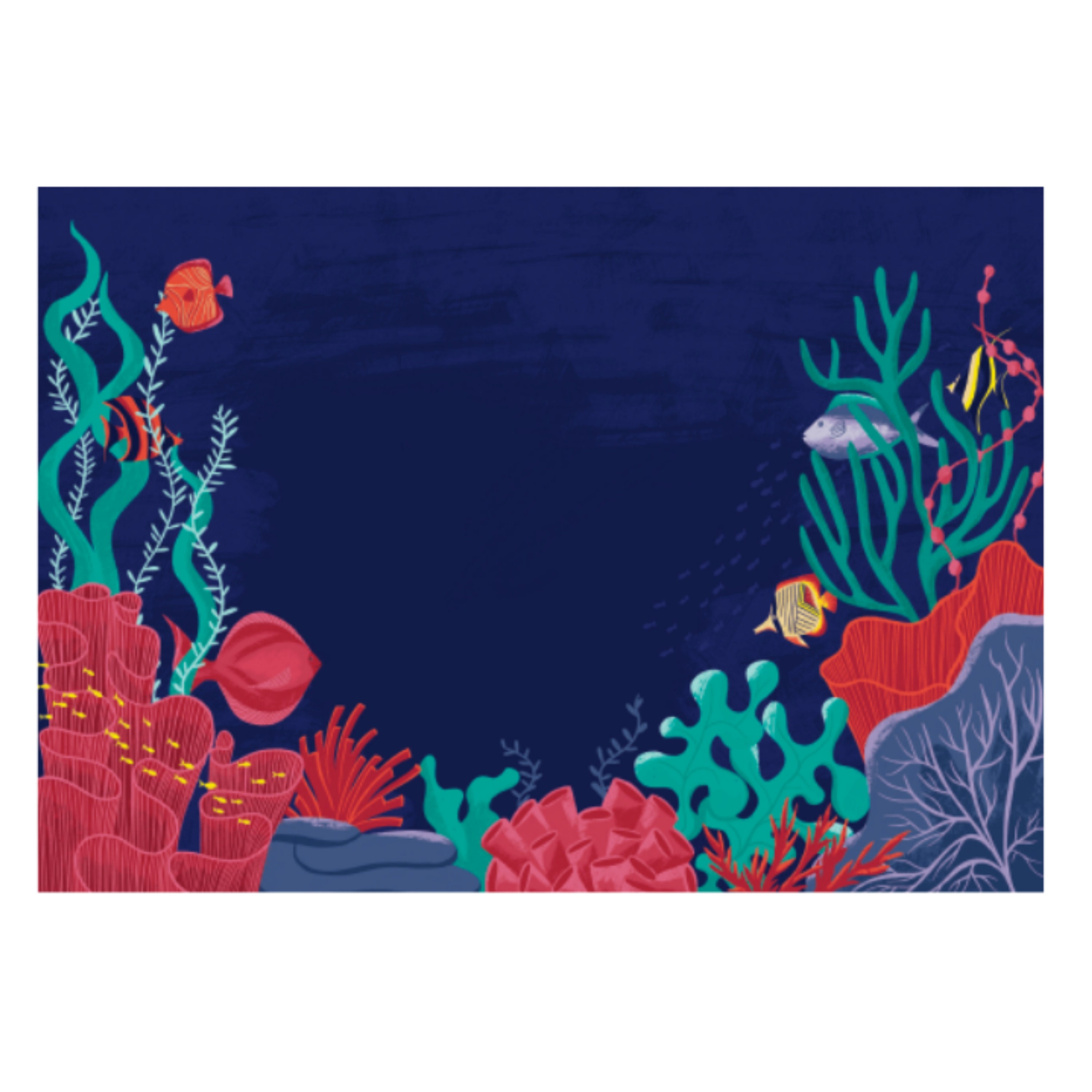 Set for 12 Children of Under the Sea Party Tableware Set - Etsy