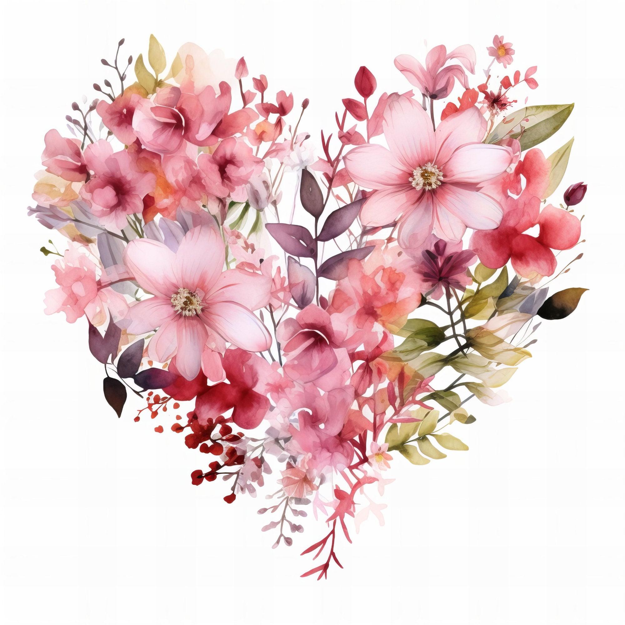 Valentine's Day Love Hearts, Clip Art, Backgrounds, Printables, Digital ...