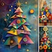 Kandinsky Christmas Tree Art Prints: Abstract Holiday Decor (digital ...