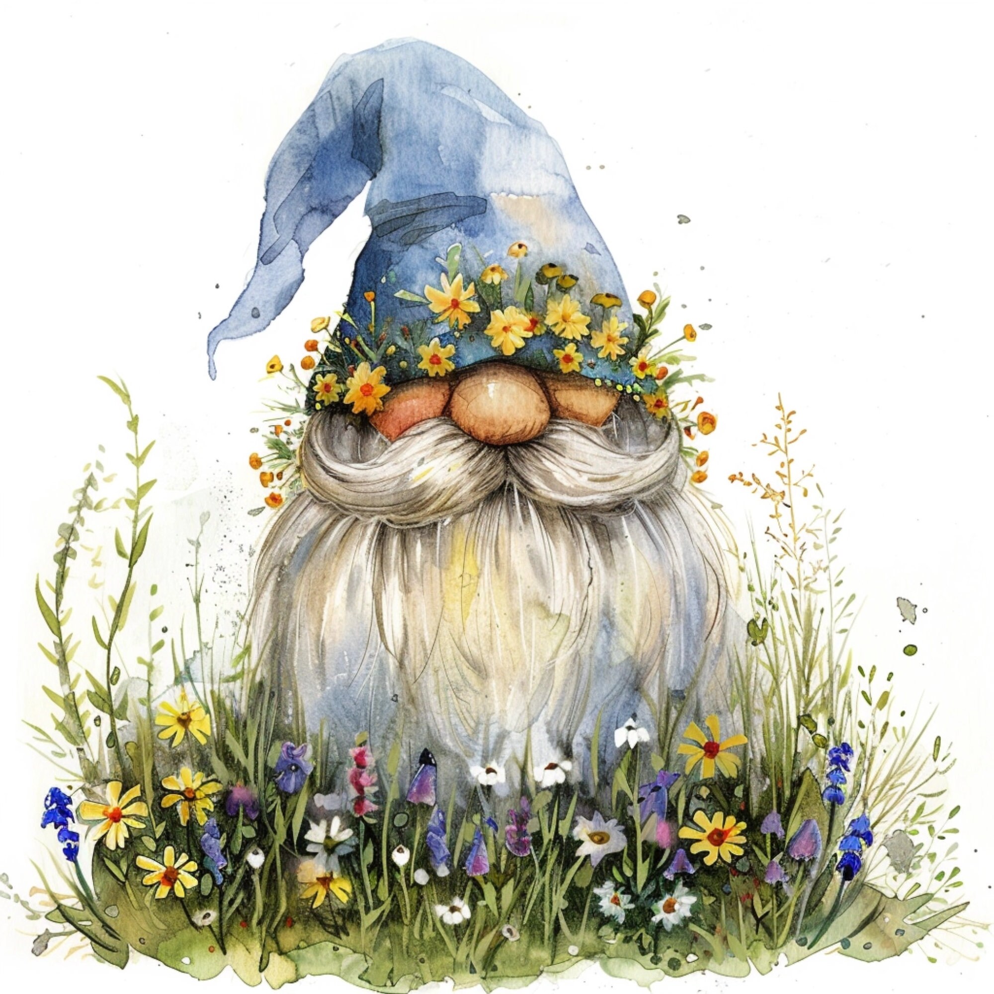 Spring Gnomes Clip Art, Fantasy Characters, Seasonal, Digital Downloads ...