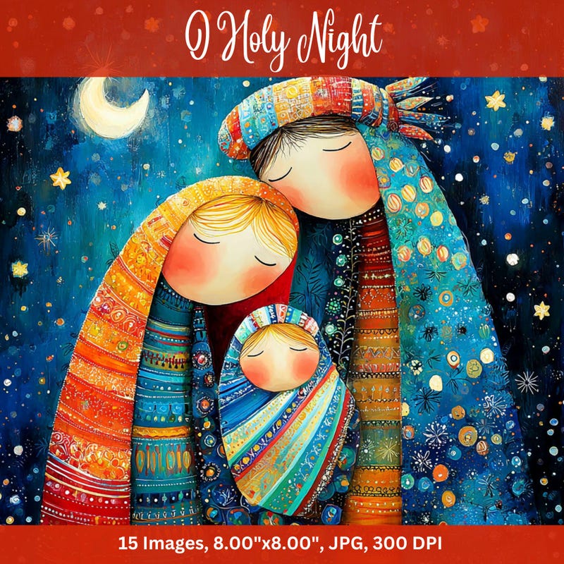 O Holy Night Clipart - Etsy