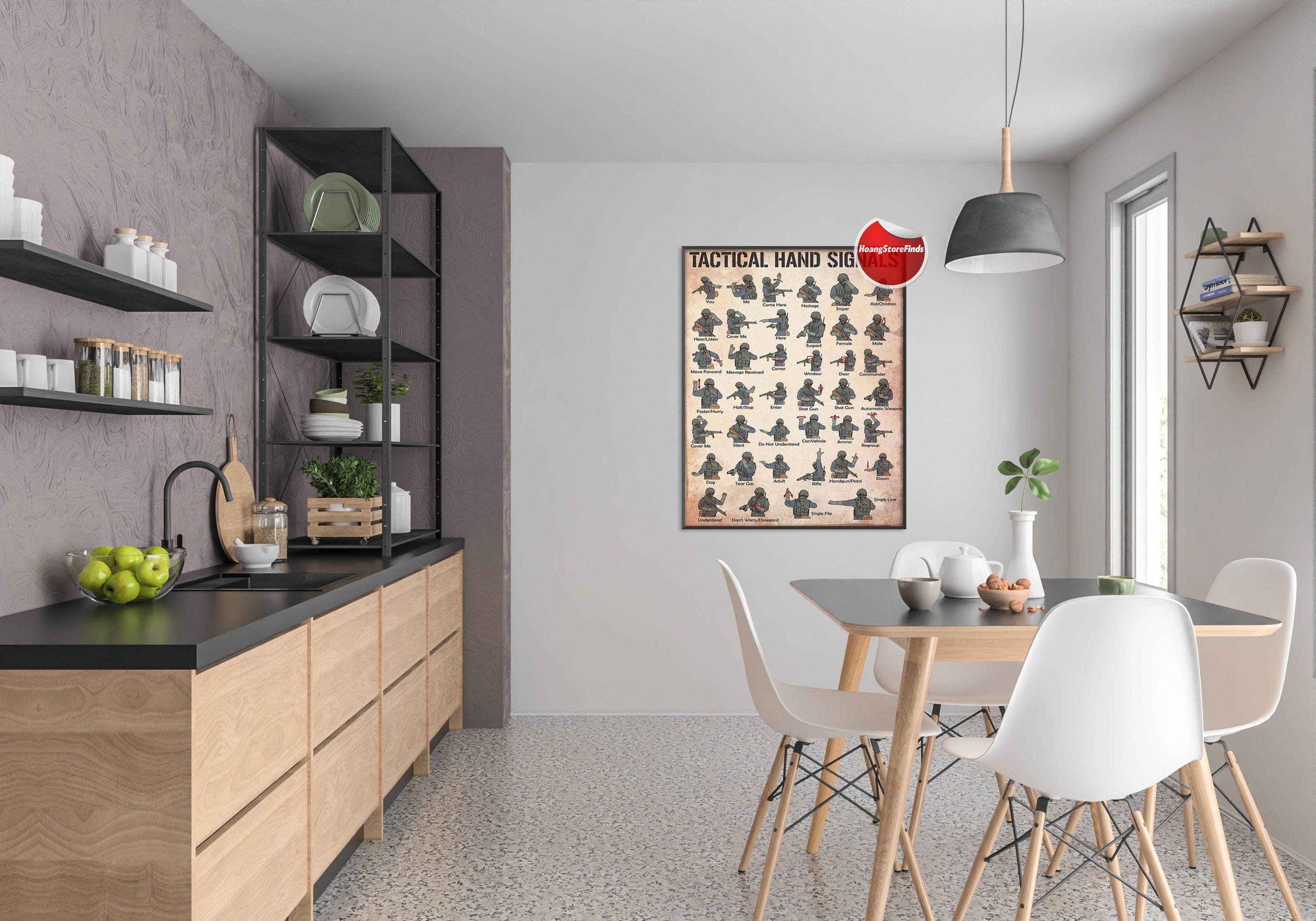 Tactical Hand Signals Poster - Military Poster sold by ChaZhan | SKU ...