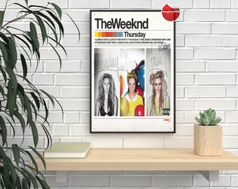 Thursday Poster the Weeknd - Etsy