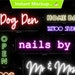 Custom Neon Sign Instant Quote Mockup Neon Light Name - Etsy