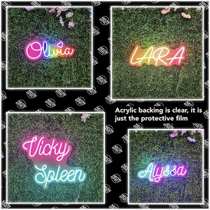 Custom Neon Sign - Instant Quote + Mockup - Neon Light - Name Sign ...