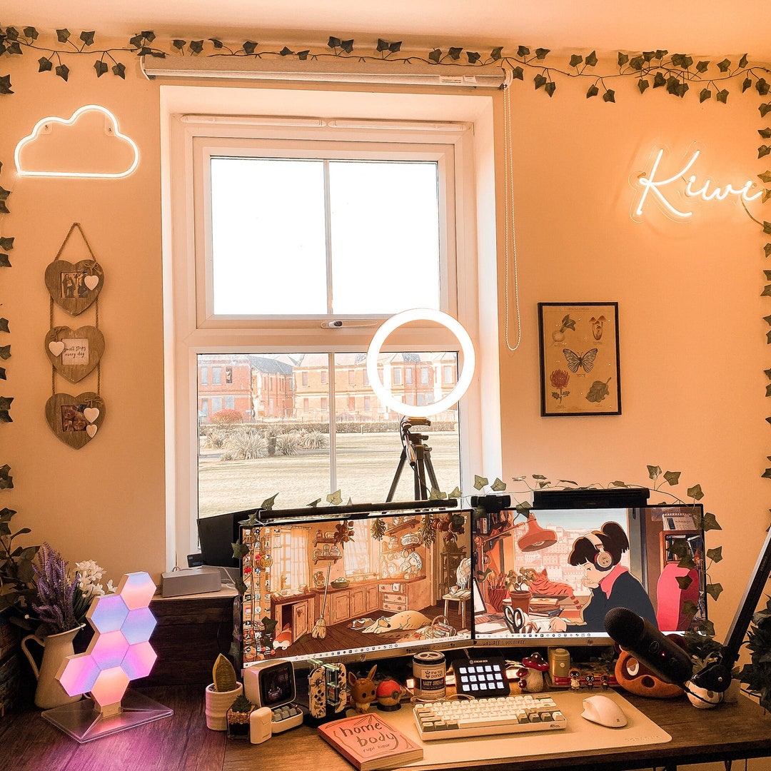 DM for Custom! Cloud Mini Neon Light - Dimmer - White / Blue - Wall ...