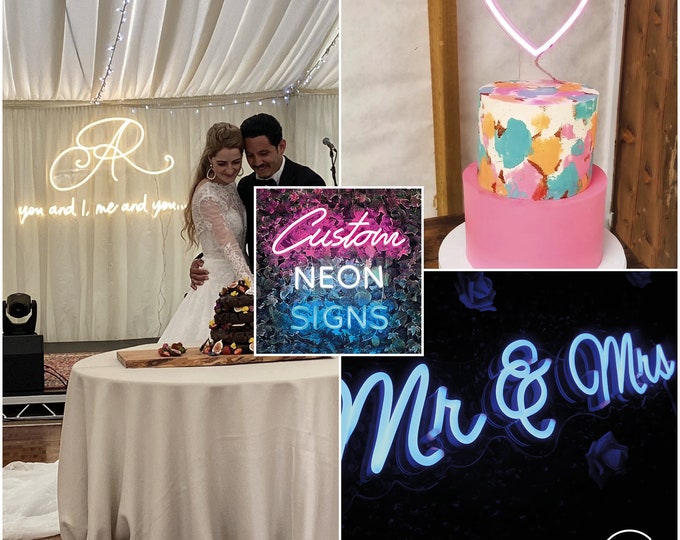 Wedding NEON SIGN for Reception Wedding Decorations Wedding Decor ...