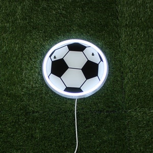 Football Neon Light - FIFA Euros World Cup - Acrylic Backing - USB ...
