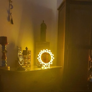 Sun Mini Yellow Neon Light USB- Dimmer / Dimmable- Wall Light ...