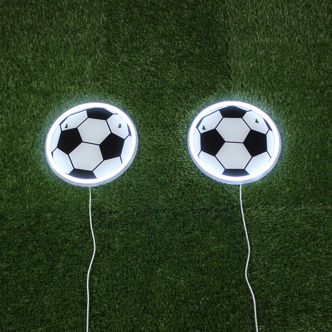 Football Neon Light - FIFA Euros World Cup - Acrylic Backing - USB ...