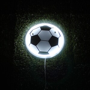 Football Neon Light - FIFA Euros World Cup - Acrylic Backing - USB ...