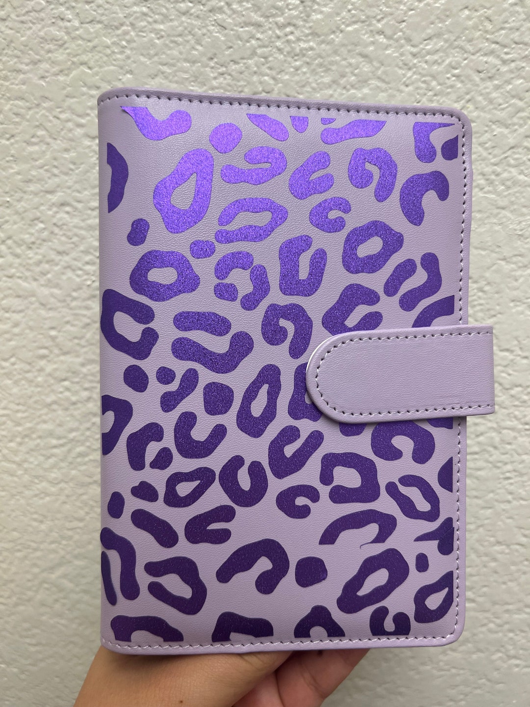 Shimmer Cheetah Print Binder - Etsy