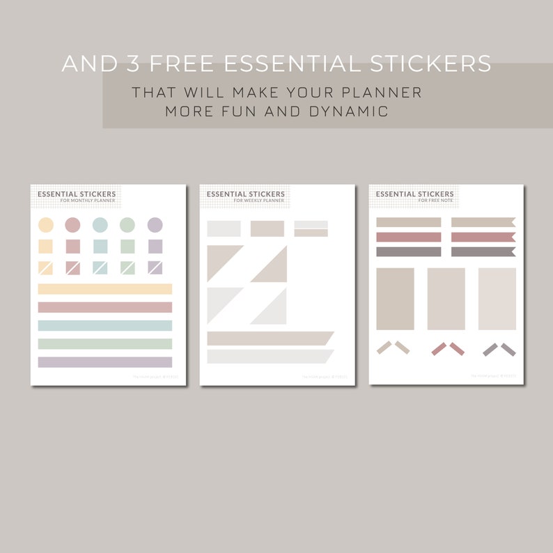 Minimalistic Undated Landscape Digital Planner - Etsy