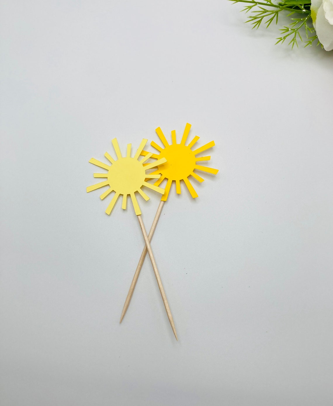 Sun Cupcake Toppers Sunshine Cupcake Toppers Little Sunshine - Etsy