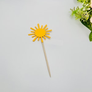 Sun Cupcake Toppers, Sunshine Cupcake Toppers, Little Sunshine Cupcake ...