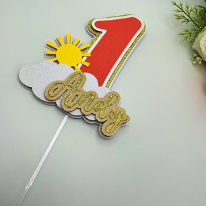 Sunshine Cake Topper, Sun Centerpiece, Sunshine Theme Birthday Party ...