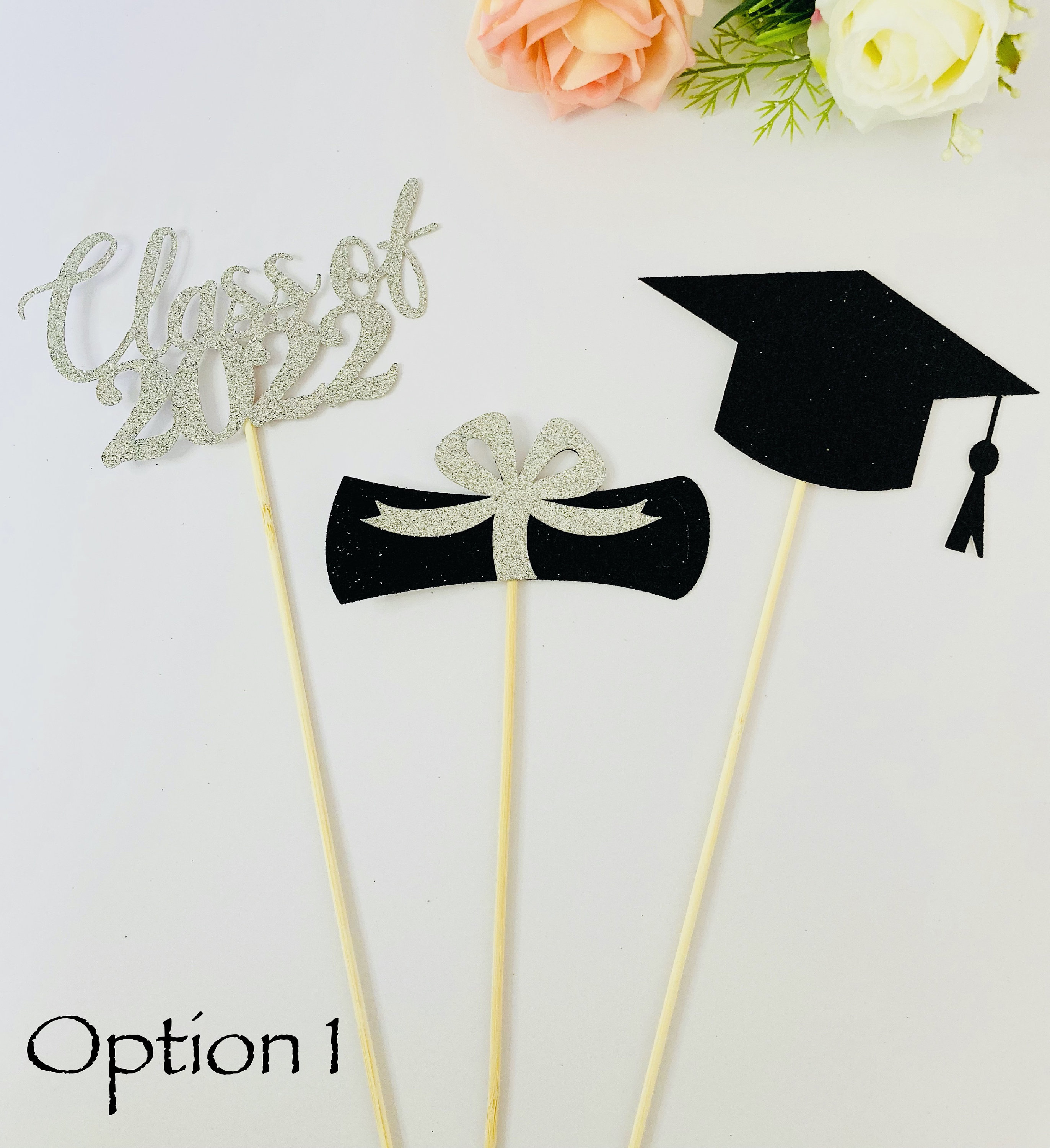 Graduation Centerpiece Sticks Graduation Diploma Graduation - Etsy