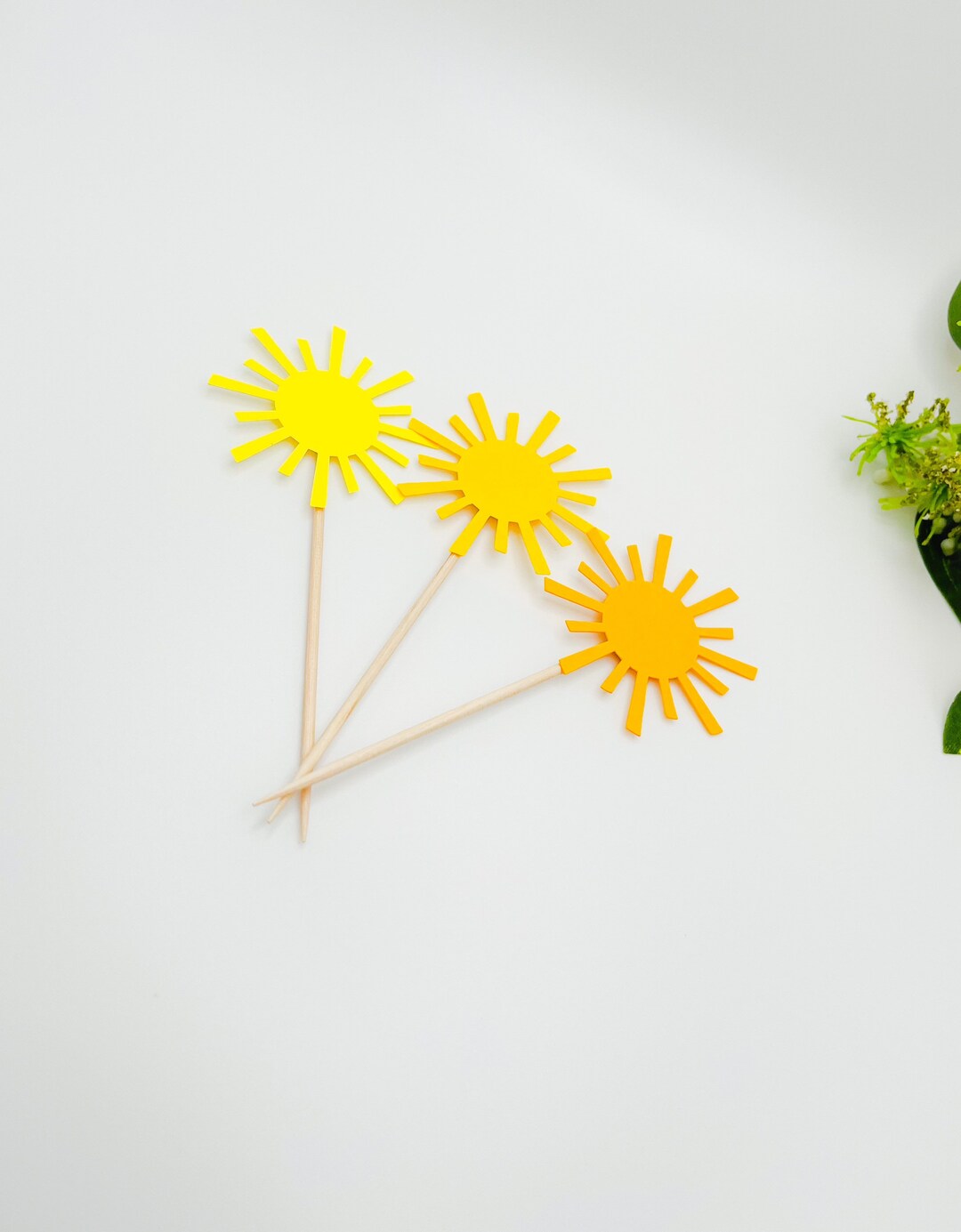 Sun Cupcake Toppers, Sunshine Cupcake Toppers, Little Sunshine Cupcake ...