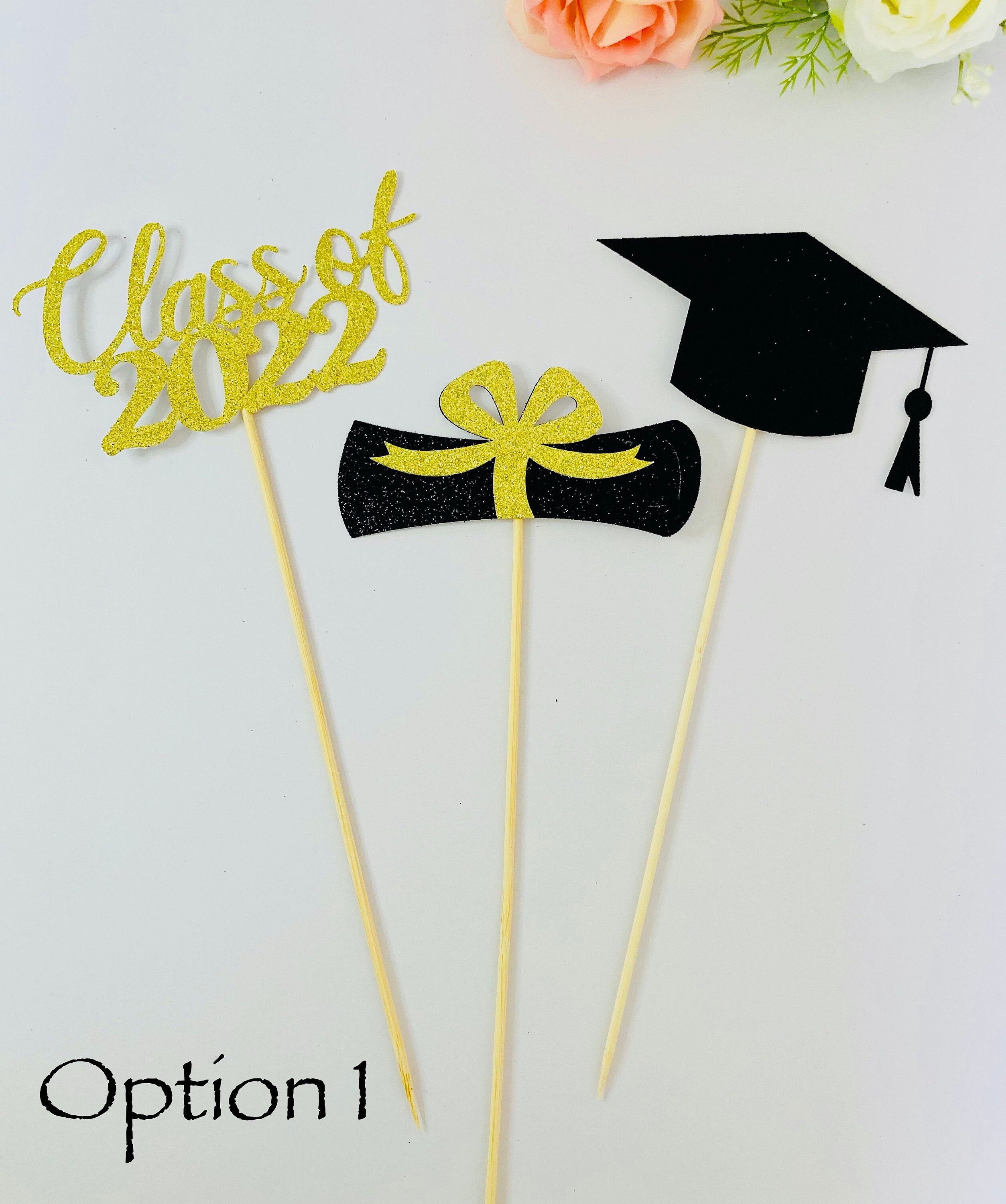 Graduation Centerpiece Sticks Graduation Diploma Graduation - Etsy