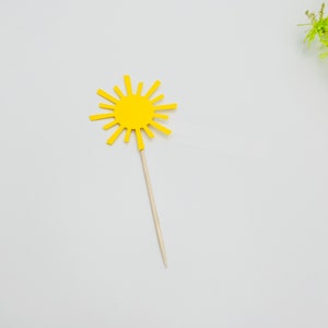 Sun Cupcake Toppers, Sunshine Cupcake Toppers, Little Sunshine Cupcake ...