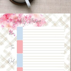 Printable Six Weekly Planner Week Scheduleplanner Download - Etsy