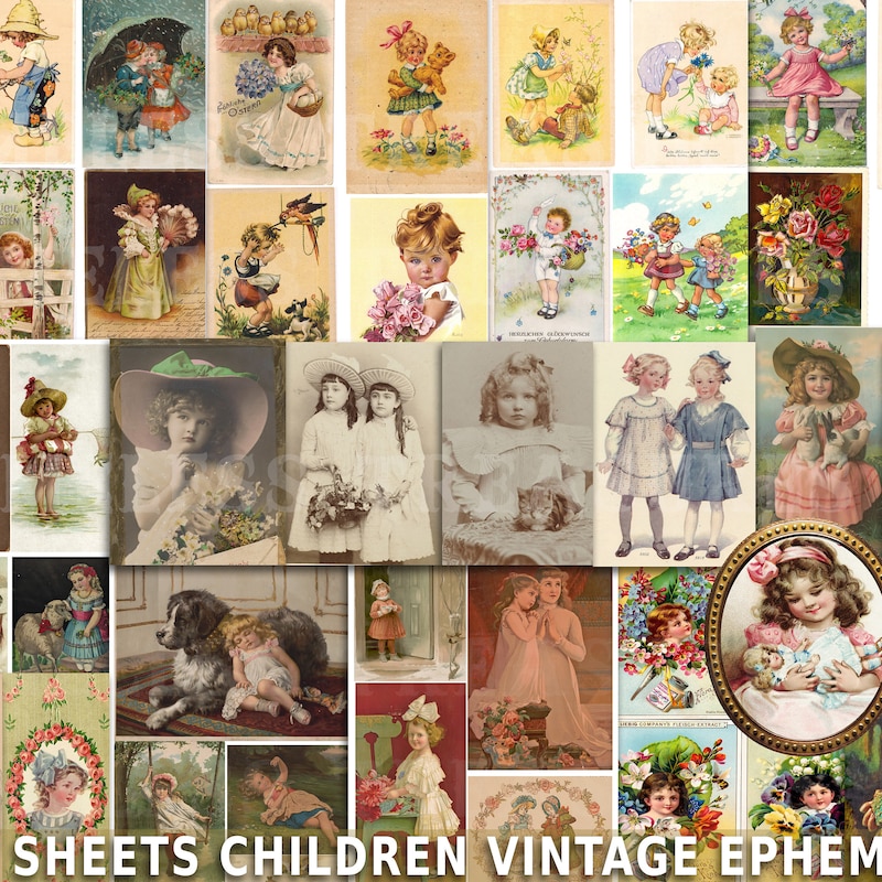 Children Ephemera - Etsy Finland