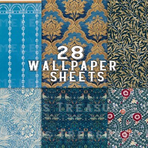 Printable Wallpaper, Background Pattern, Tear Sheets, Victorian, Junk ...