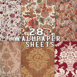 Printable Wallpaper, Background Pattern, Tear Sheets, Victorian, Junk ...