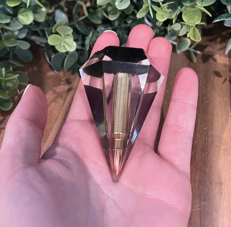 Ring Holder With Brass Ammo Casings Resin Ring Holder Fathers Day ...