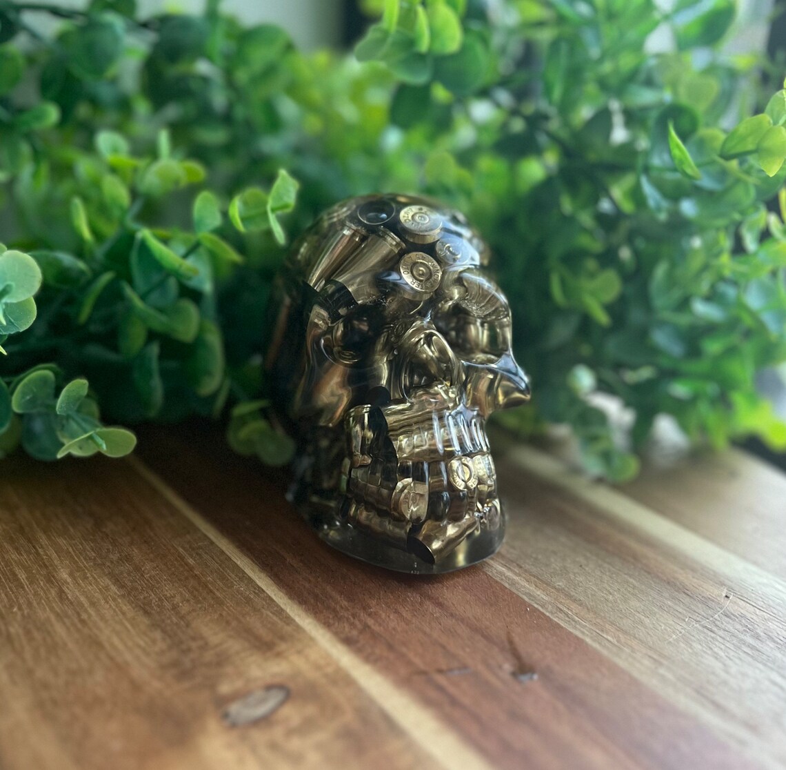 Clear Bullet Skull | Epoxy Resin Skull | Skull Decoration | Bullet ...