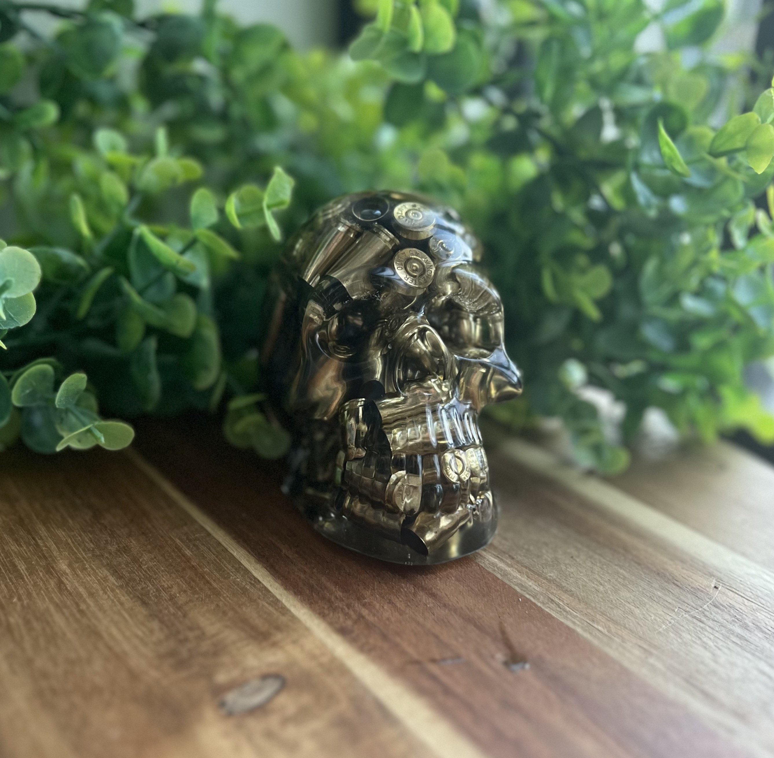 Clear Bullet Skull | Epoxy Resin Skull | Skull Decoration | Bullet ...