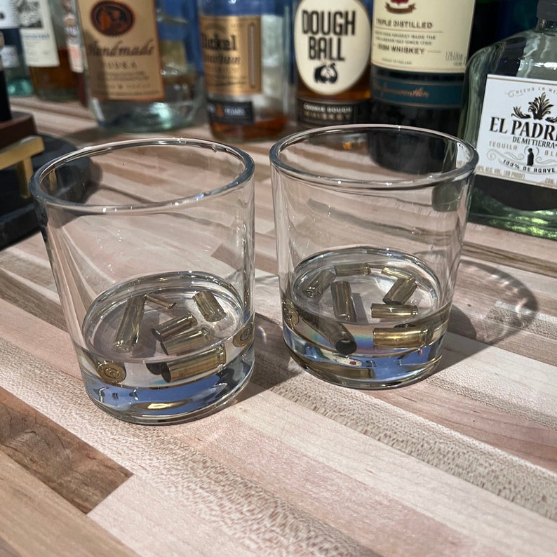 Bullet Whiskey Glass | Rocks Glass | Fathers Day Gift | Man Cave ...
