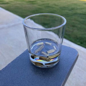 Bullet Whiskey Glass | Rocks Glass | Fathers Day Gift | Man Cave ...