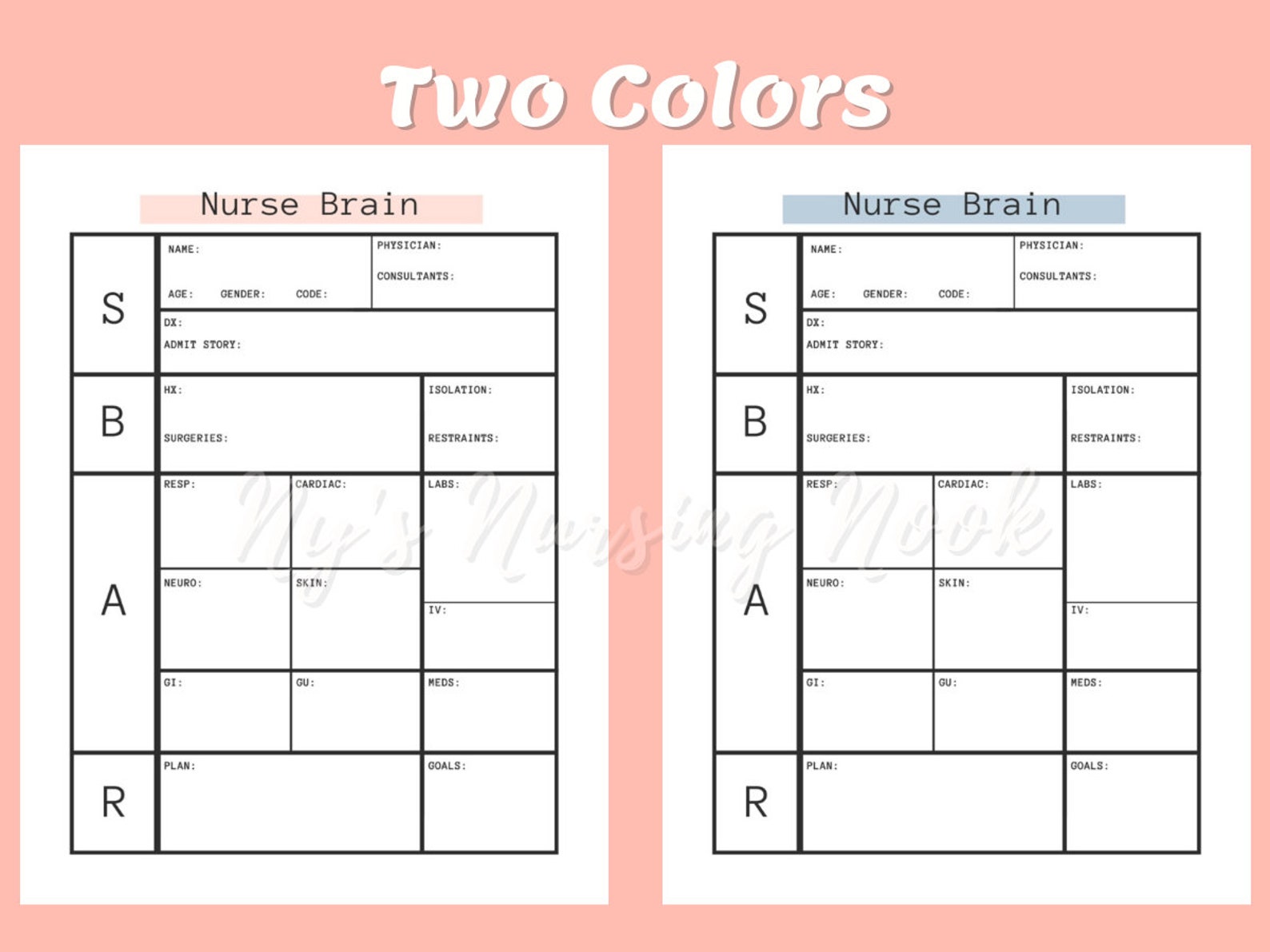 SBAR | Nursing Brain | Report Sheet | Nurse Brain | ICU Report Sheet ...