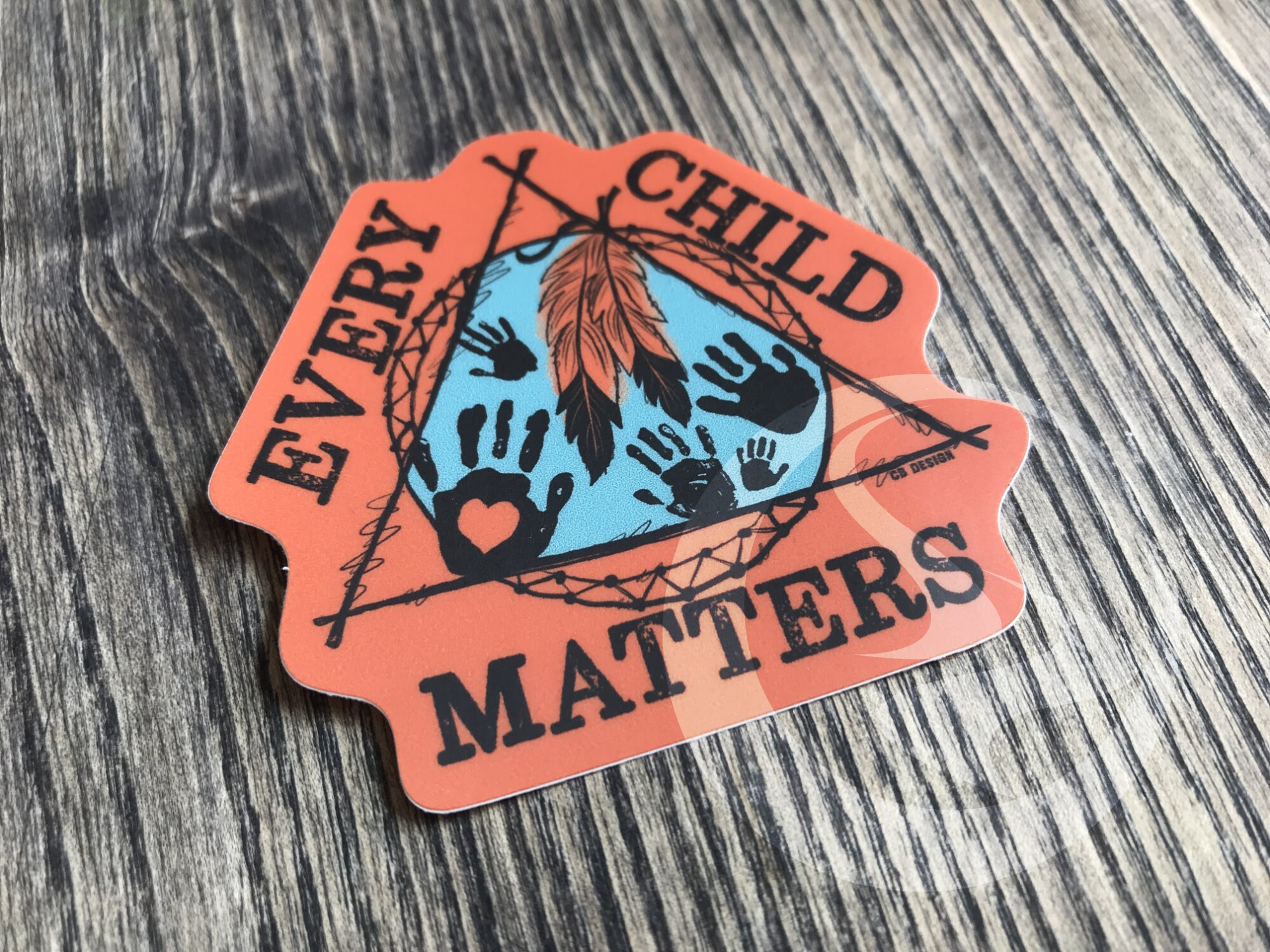 Sticker in Support of First Nations Every Child Matters Donation to ...