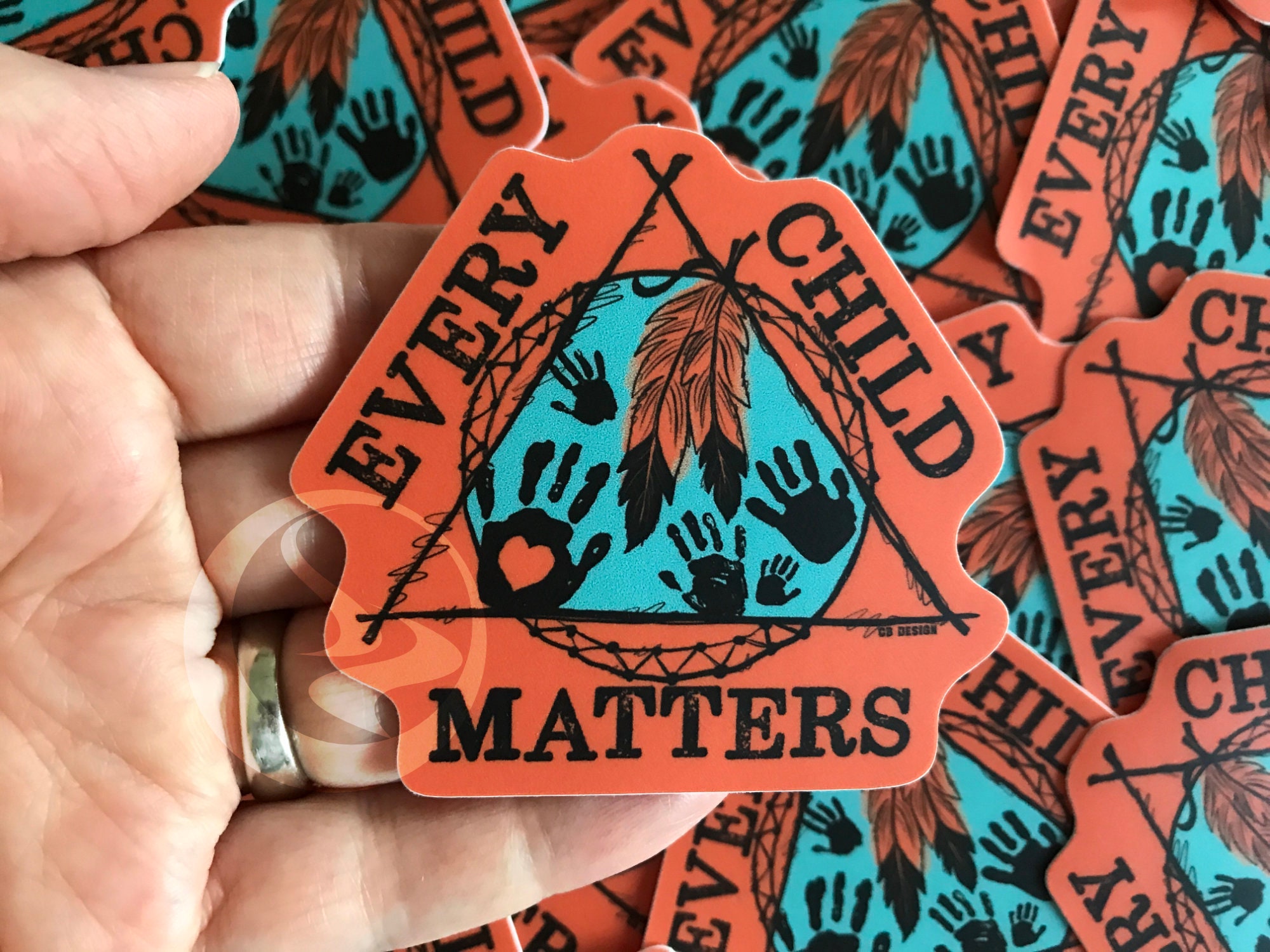 Sticker in Support of First Nations Every Child Matters Donation to ...