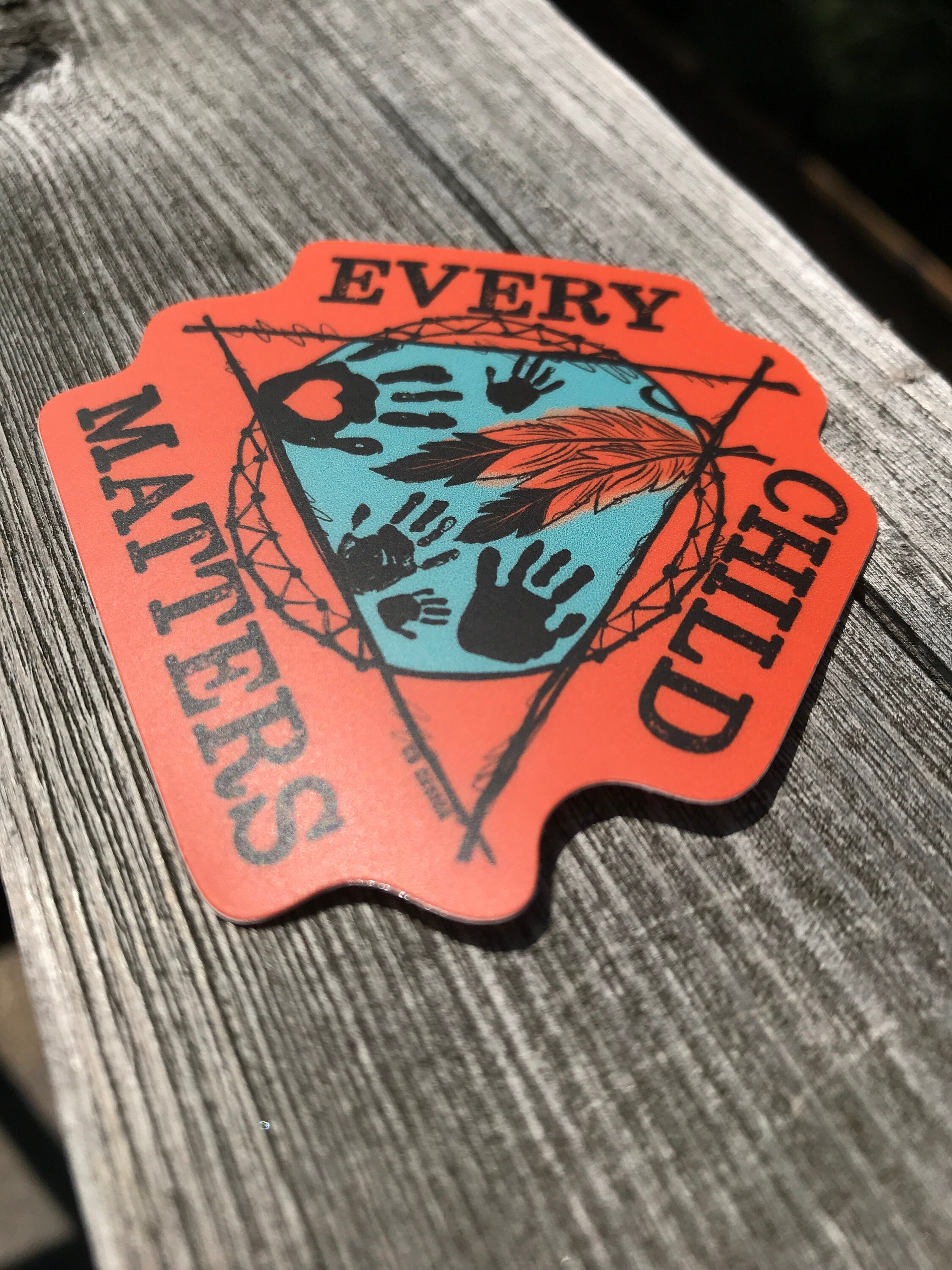 Sticker in Support of First Nations Every Child Matters Donation to ...