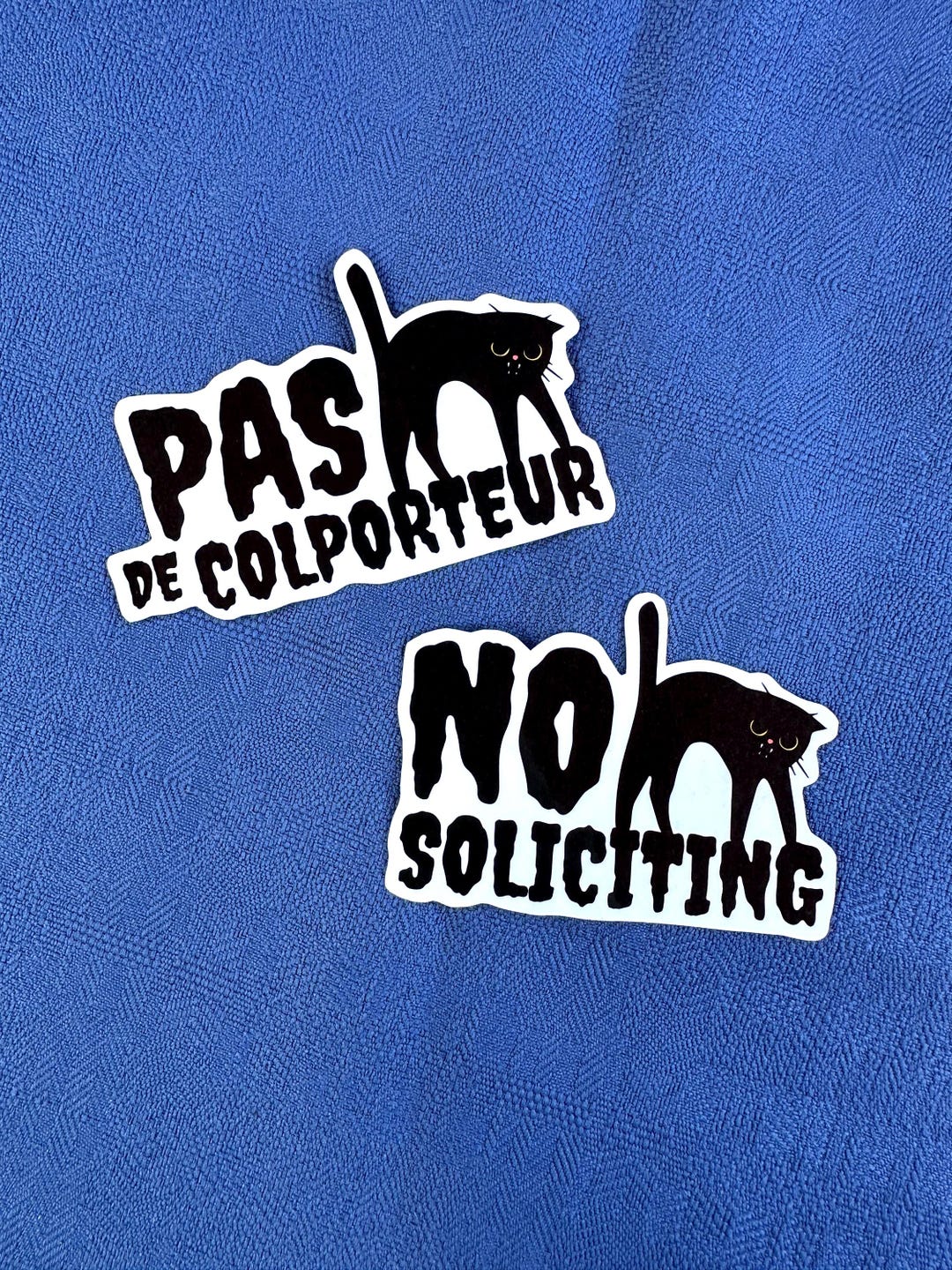 No Soliciting Sticker | Door Sticker | Do Not Disturb | No Door-to-door ...